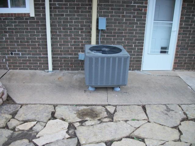 Concrete Repair - Air Conditioner Unit Slab and Sidewalk Repair in ...